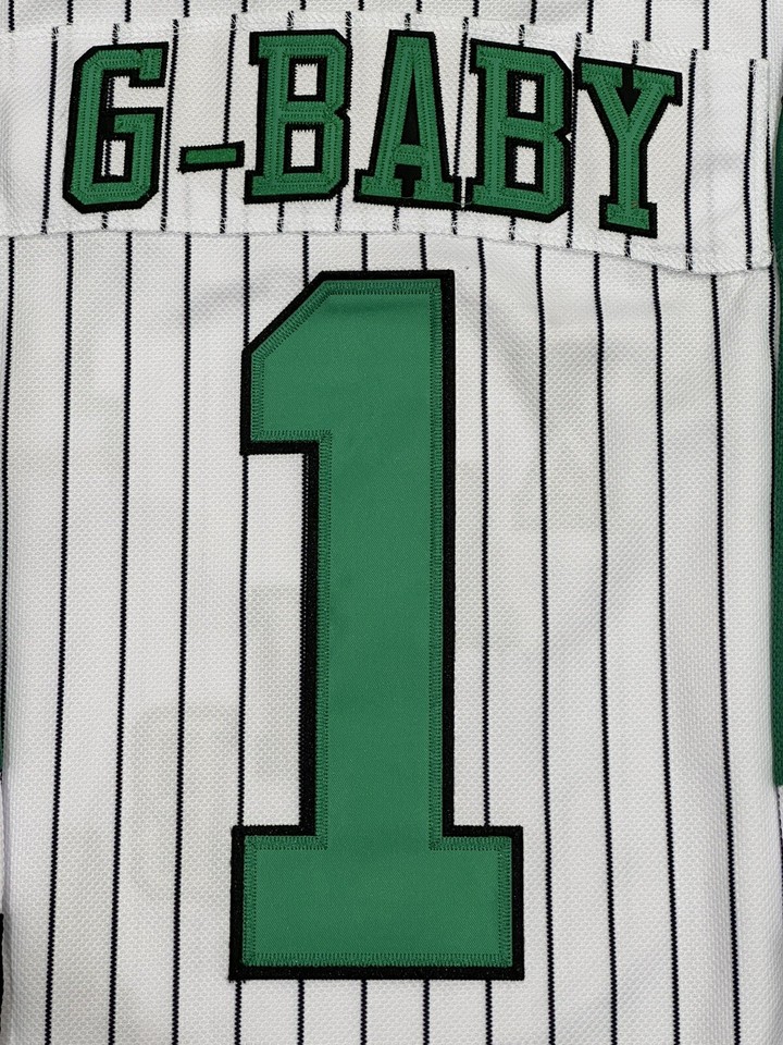 Classic Reels- Men's White G-Baby Hardball Classic Reels Movie Jersey ...