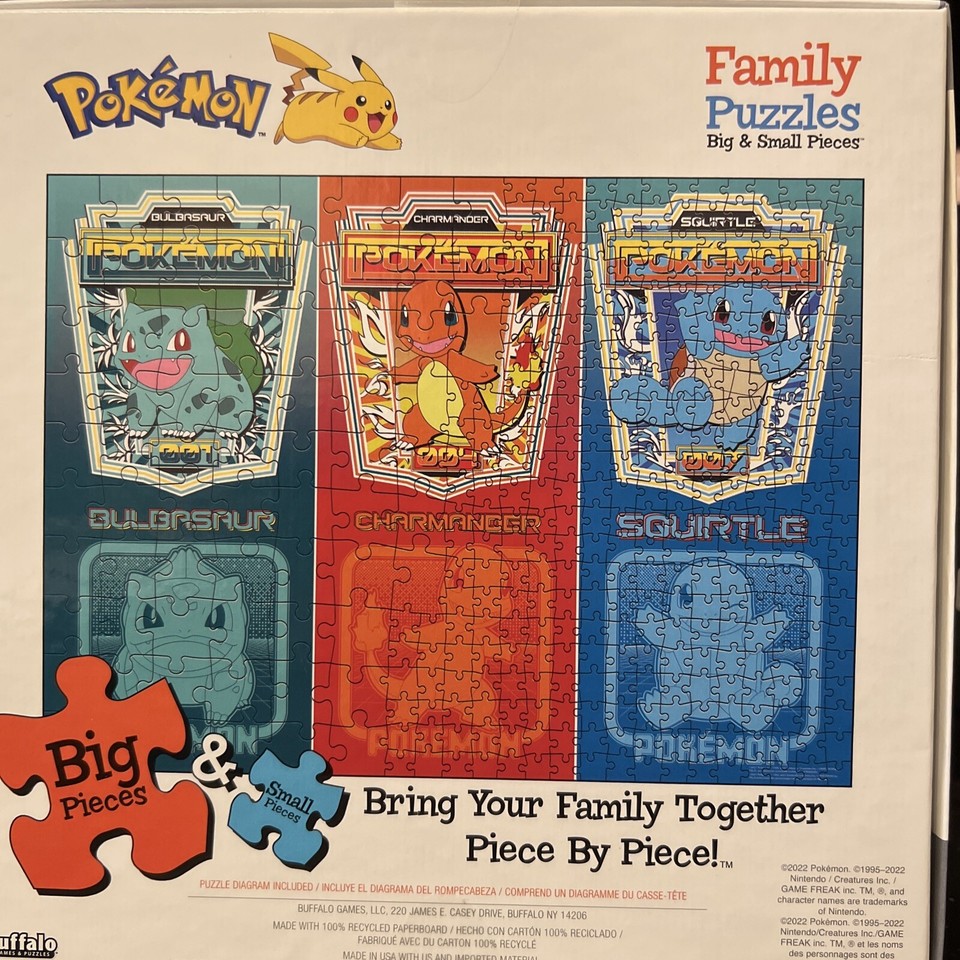 400 Pc Pokémon Starting 3 Badges Puzzle | eBay