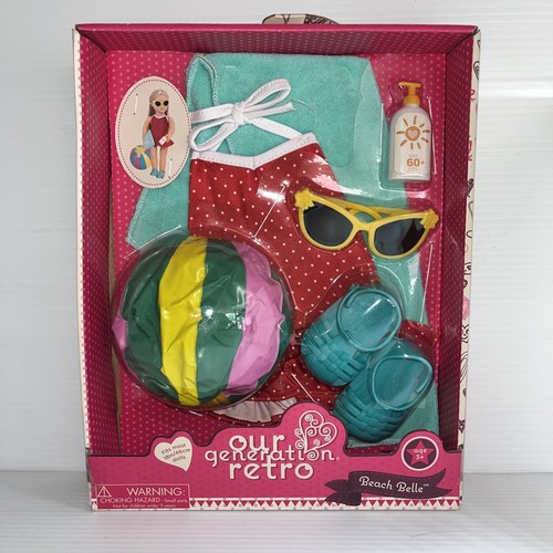 Our Generation Retro Beach Belle Swimsuit outfit With Ball 62243333741 ...