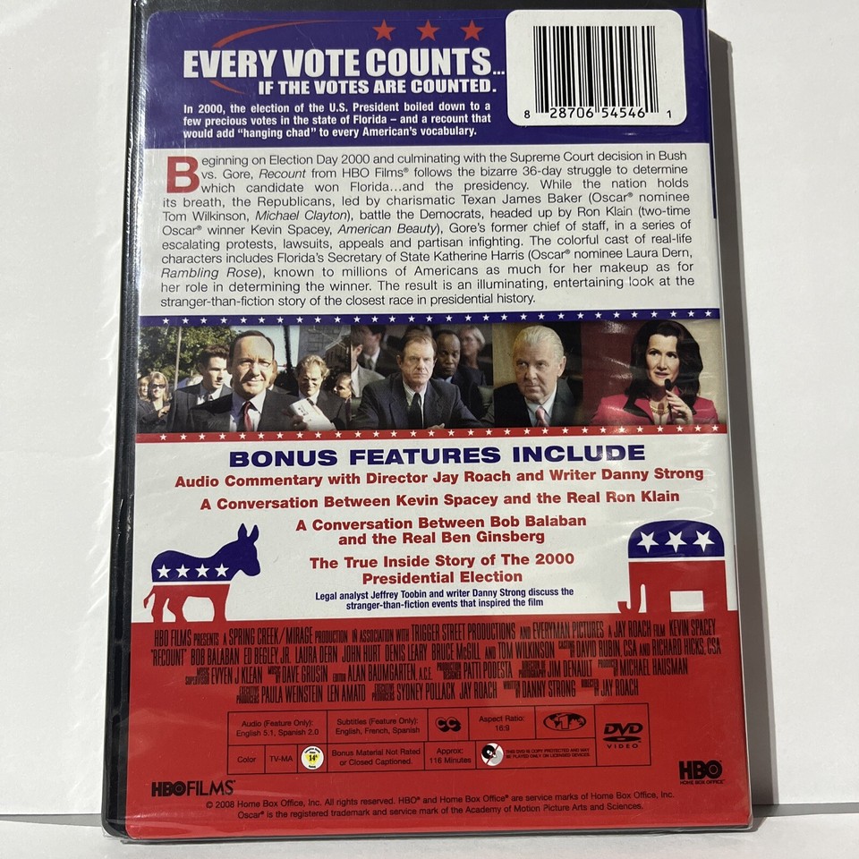 Recount DVD New Sealed Kevin Spacey Brand New Sealed | eBay