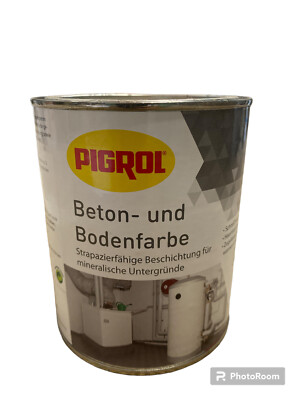 (17,33€/L) Pigrol Beton- und Bodenfarbe beige 750ml | eBay.de