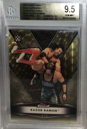 Razor Ramon Scott Hall + Kevin Nash 2021 Topps Finest Superfractor 1/1 ...