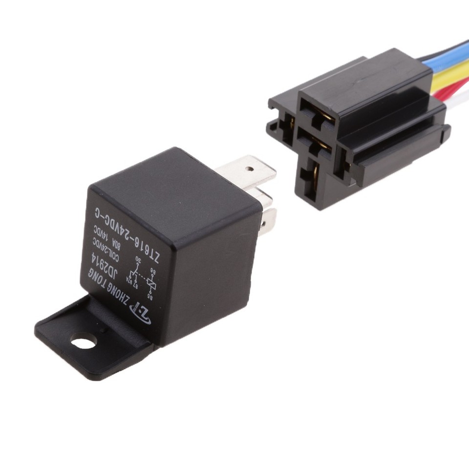 3 Sets 24V DC 80A 80Amp 5-Pin SPST Automotive Car Relay 5 | eBay UK