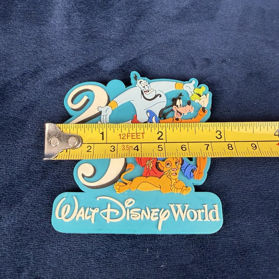 Disney Refrigerator Magnet 25 Year Celebration Mickey Mouse Goofy Simba ...