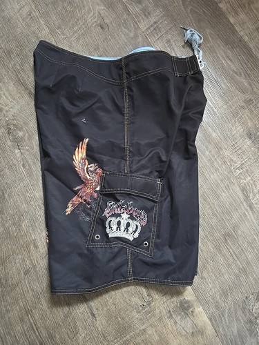 Vtg Hawaii Billabong Andy Irons Kauai Rising Sun Fighting surf Board ...