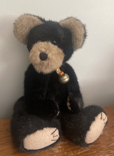 Boyds Bears Retired Burlington P. Beanster 16" Plush Bear Collar W/Bell ...