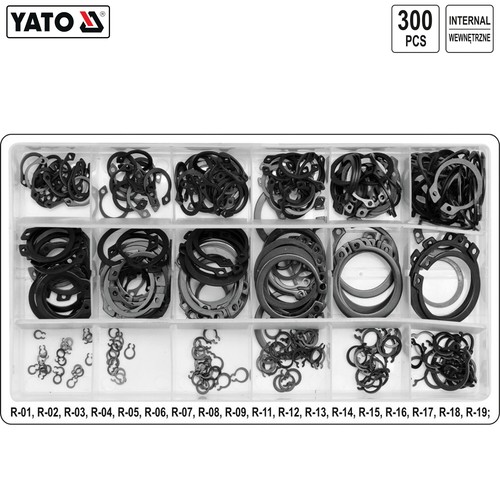 300tlg. Seegerring Sortiment Sprengring Set Sicherungsring Innen ...