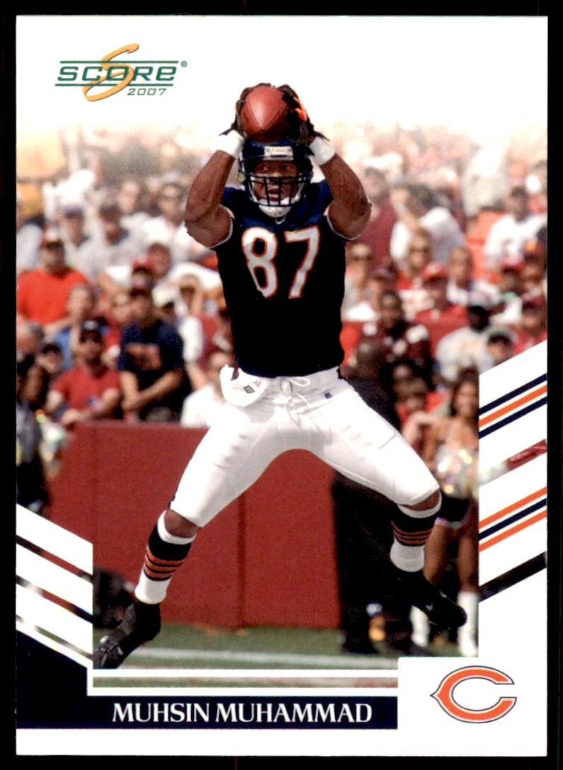 2007 SCORE MUHSIN MUHAMMAD CHICAGO BEARS #37 | eBay