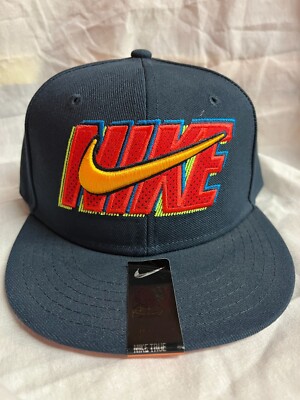 Nike Youth Navy/Red Logo Snapback Cap (NEW OLD STOCK) | eBay