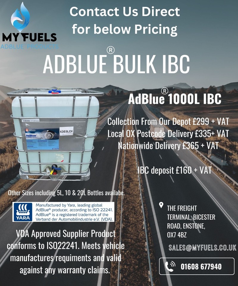 MyFuels AdBlue IBC 1000L ISO22241 VDA APPROVED | eBay UK