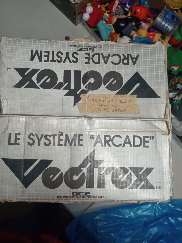 VECTREX SCARCE GCE ARCADE HP 3000 BOX MANUAL 6 GAMES RARE SERIAL ...