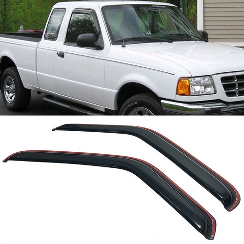 In-Channel Smoke Window Visors Sun Shade Rain Guard Fit 1993-2011 Ford ...