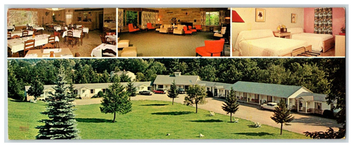 Pennsylvania PA GALETON GIANT 9x3.5" OX YOKE INN motor lodge motel ...