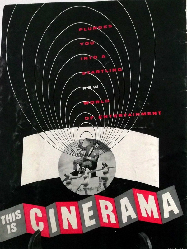 Vintage Souvenir This is Cinerama Movie Screen Projector Program 1954 ...