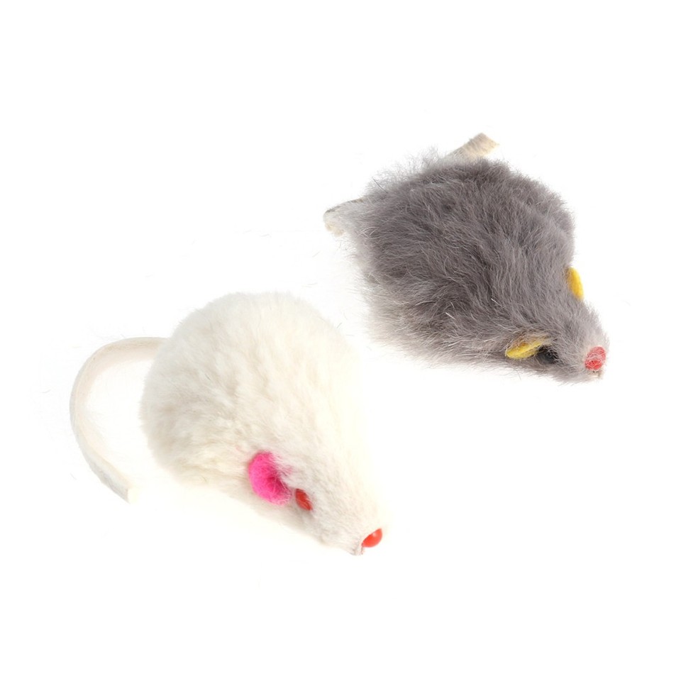 5 Pcs Cat Teaser Toys Funny Mice Mouse Soft Mini for Indoor Cats | eBay ...