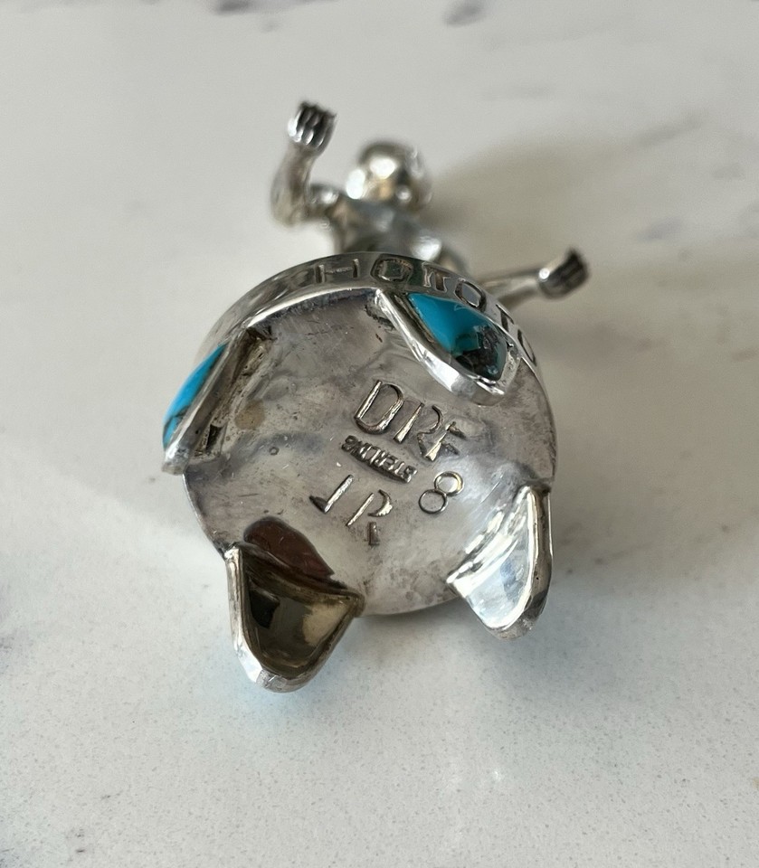 Sterling Silver & Turquoise Kachina Made By Artist David Freeland Jr | eBay