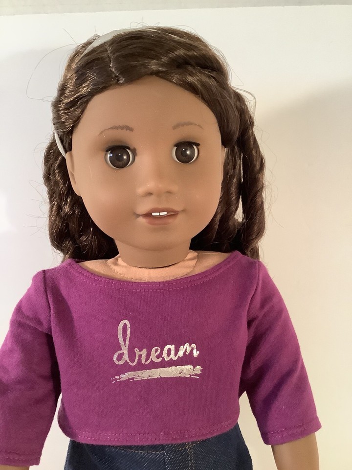 American Girl Gabriela 18" Doll With Extra Outfit Girl of the Year 2017 ...