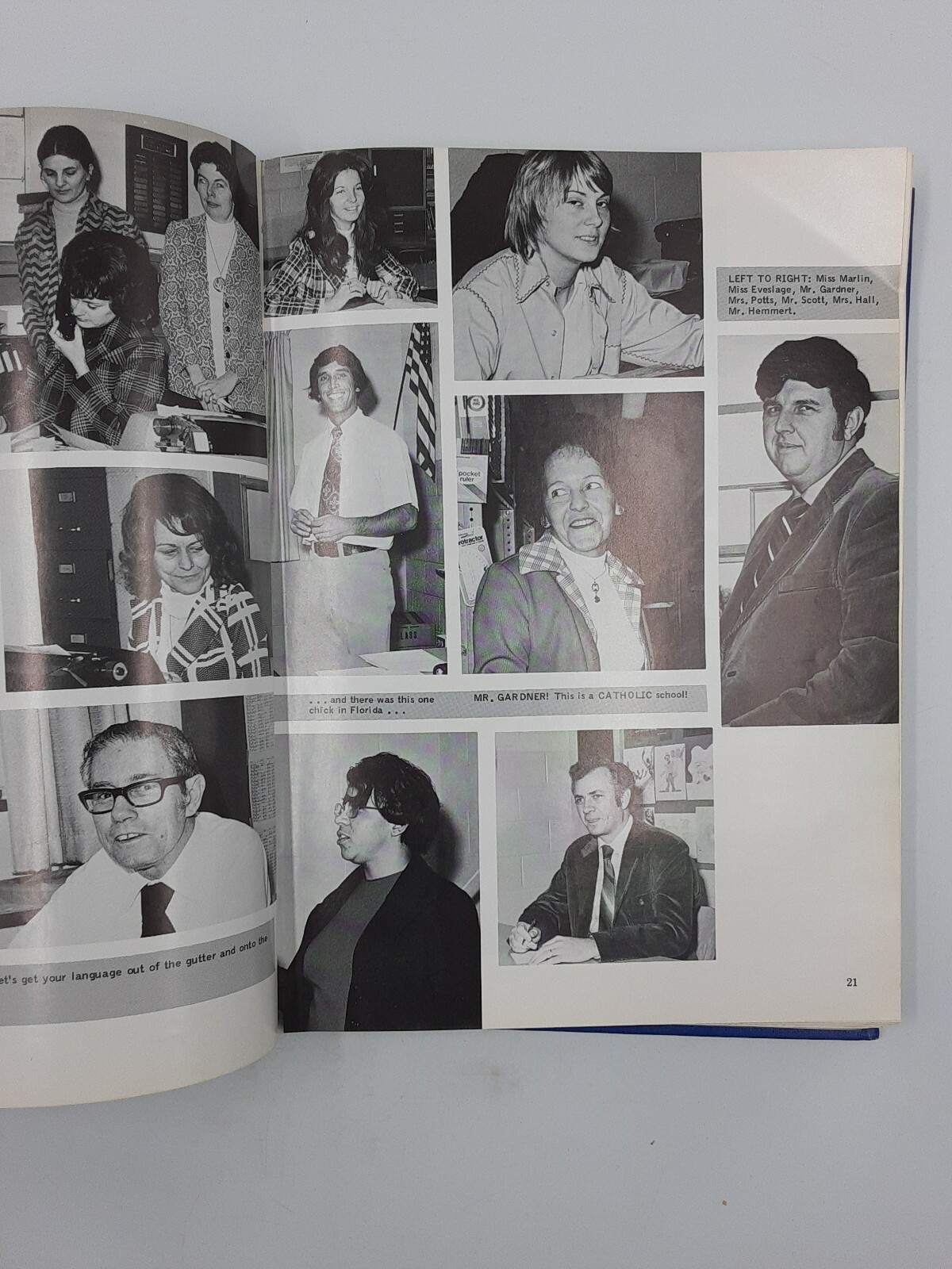 CARROLL 1975 Yearbook COMBINATIONS Rare Vintage Catholic High School ...