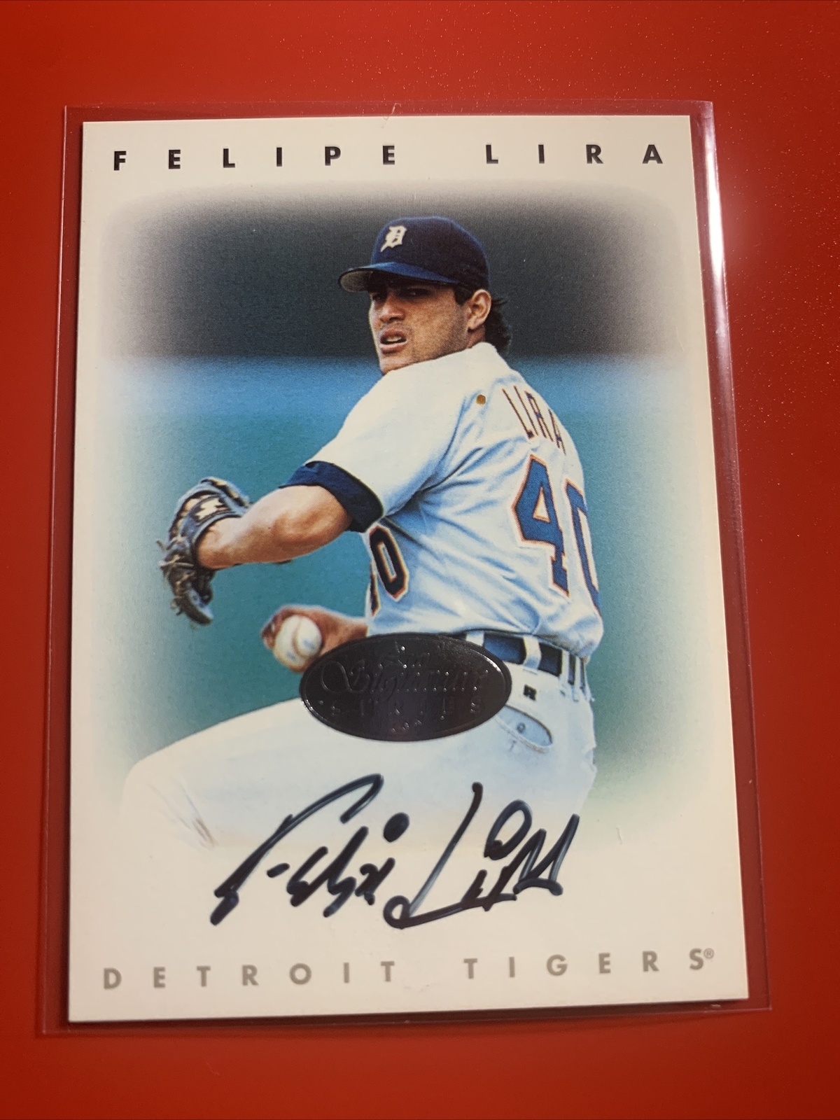 Felipe Lira Leaf Signature Series 1996 Autograph Silver Auto | eBay