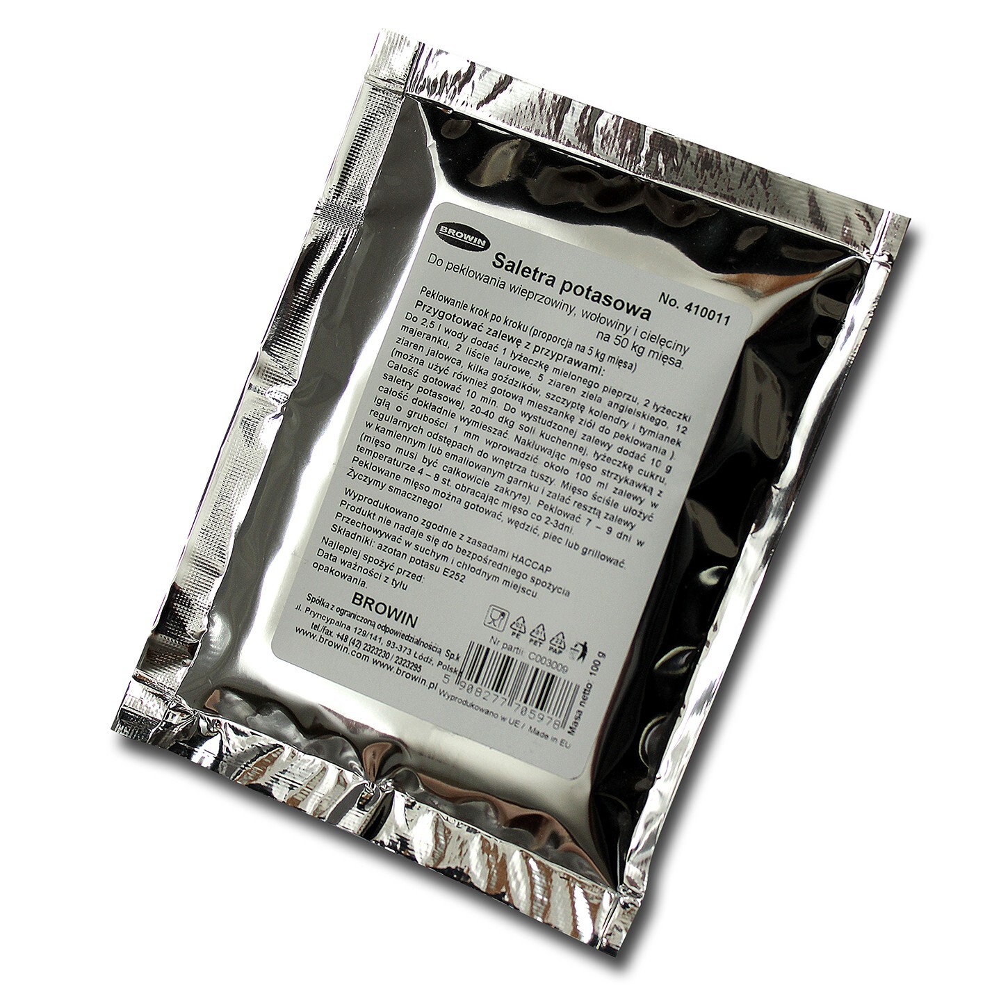 Saltpeter 100 Food Grade Dry Cure Curing Salt Peter Meat Tongmaster | eBay