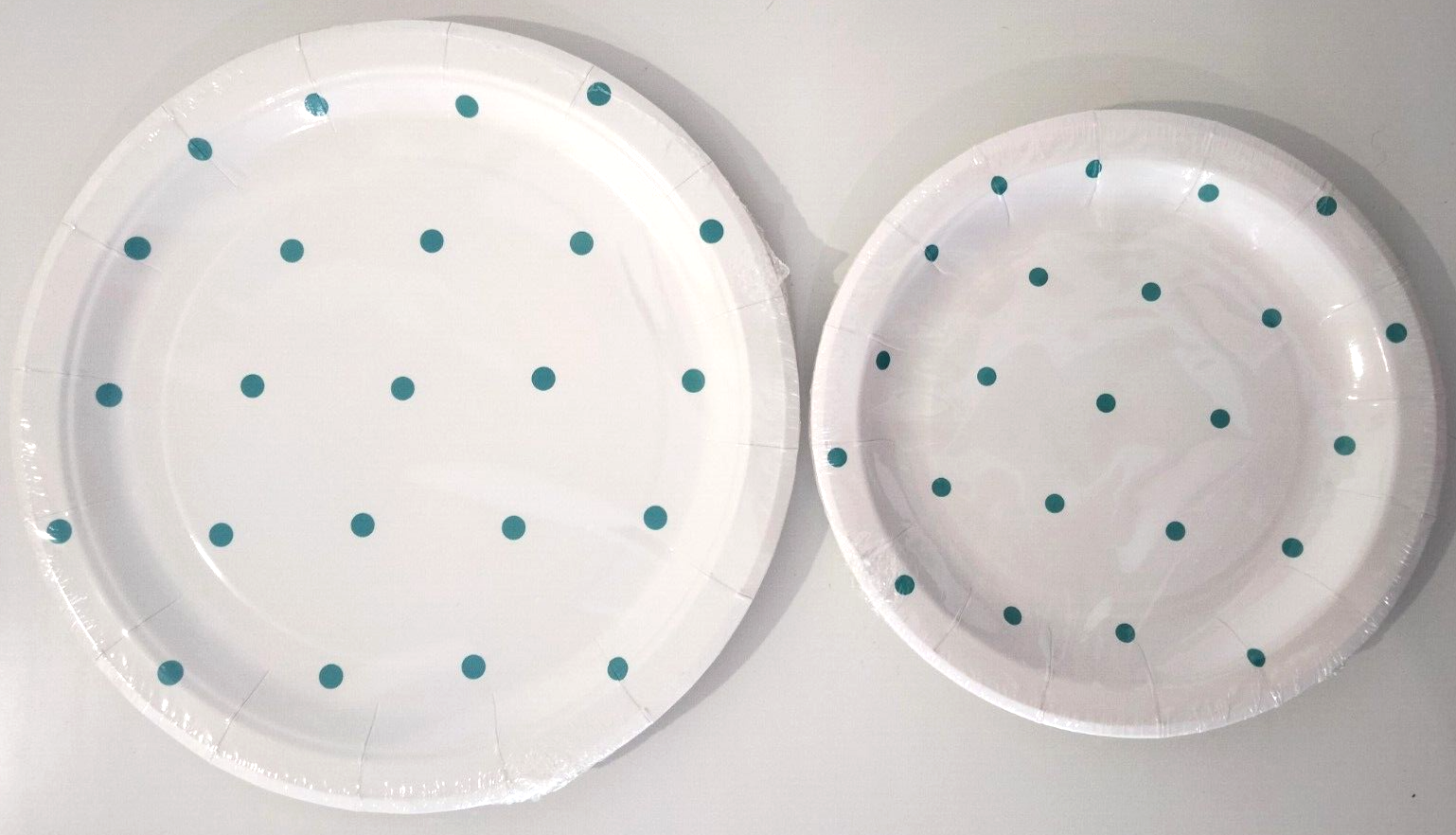 Disposable Party Dinner & Dessert Paper plates 10 Guests Round ...