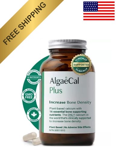 ALGAECAL Plus - Organic Red Algae Calcium Supplement, Vitamin K2 MK7 ...