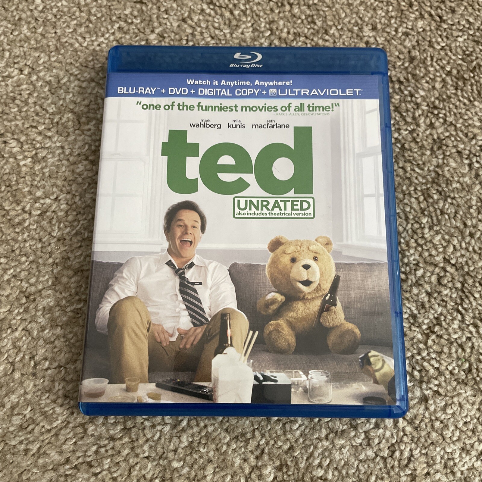 Ted (Two-Disc Combo Pack: Blu-ray + DVD + Digital Copy + - VERY GOOD | eBay