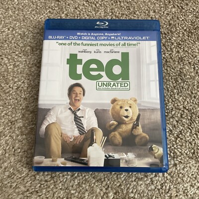 Ted (Two-Disc Combo Pack: Blu-ray + DVD + Digital Copy + - VERY GOOD | eBay