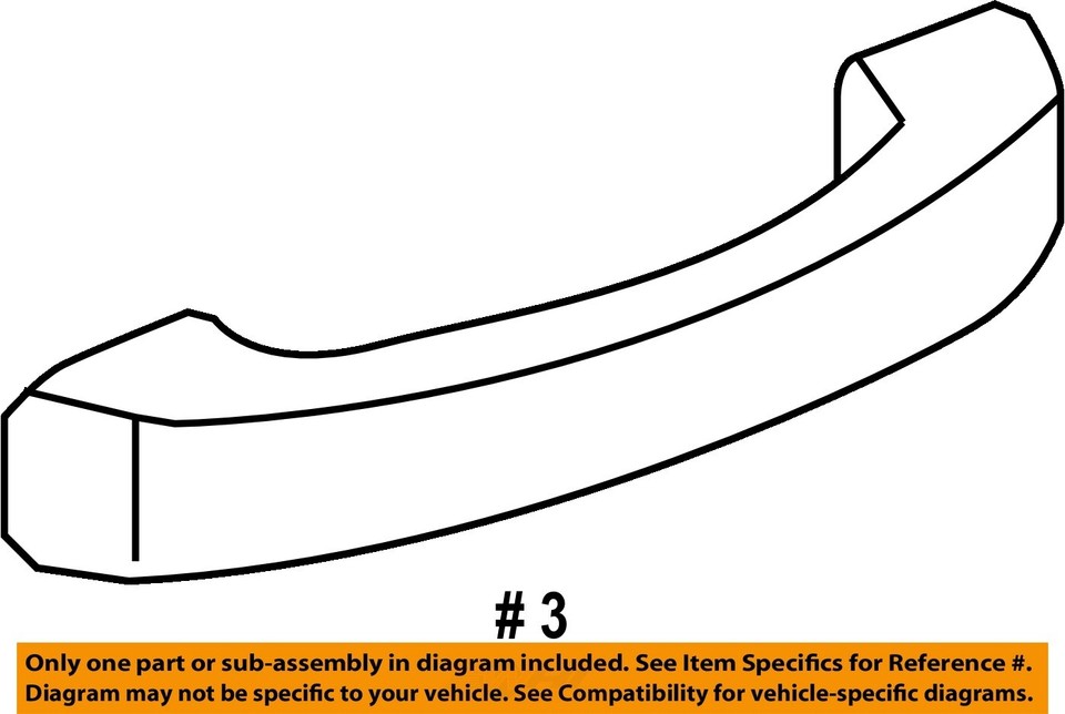 EXPRESS VAN SAVANNA GRAY REAR SIDE DOOR INSIDE PULL HANDLE 2003-2014 GM ...