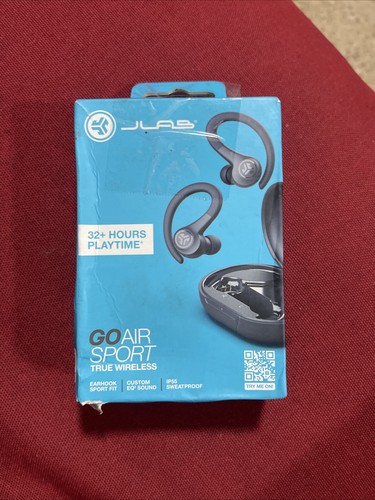 JLab Go Air Sport True Wireless Bluetooth Earbuds with Charging Case ...