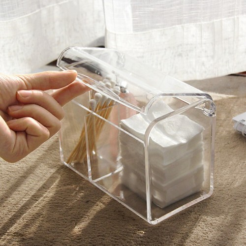 Cotton Pads Storage Box Storage Box Acrylic Storage Box Transparent ...