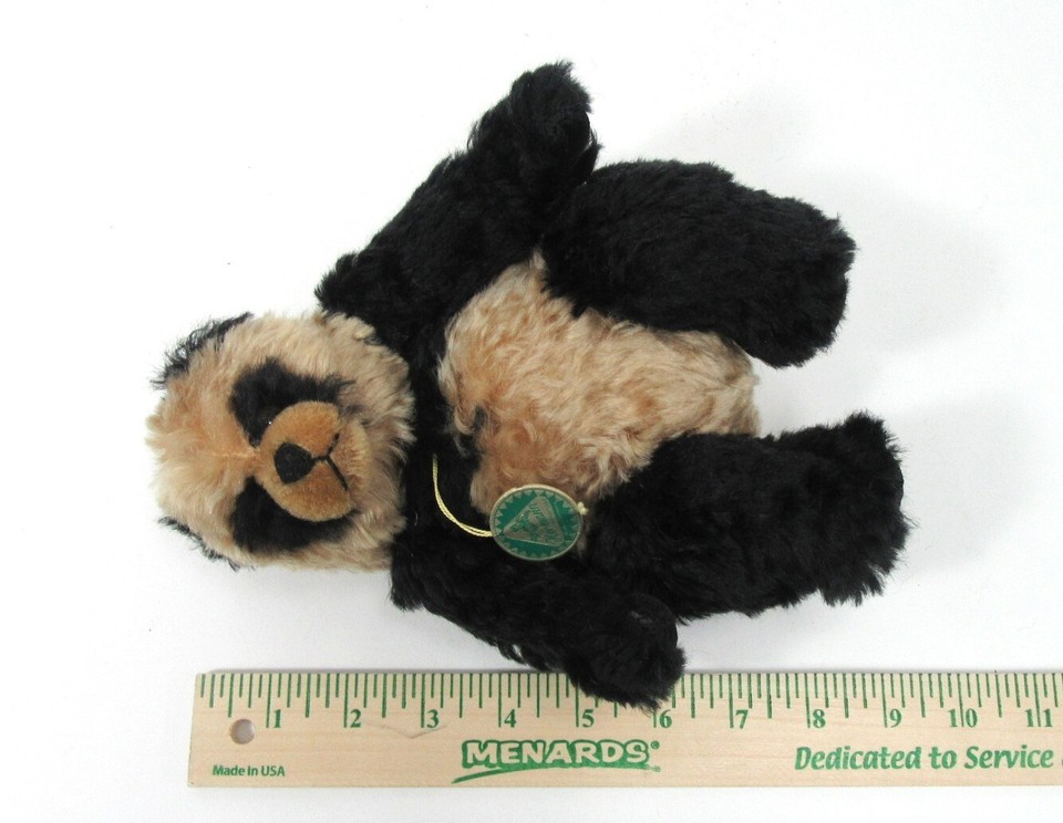VINTAGE HERMANN GERMANY PLUSH PANDA BEAR ULLA HERMANN ARTIST JOINTED 9 ...