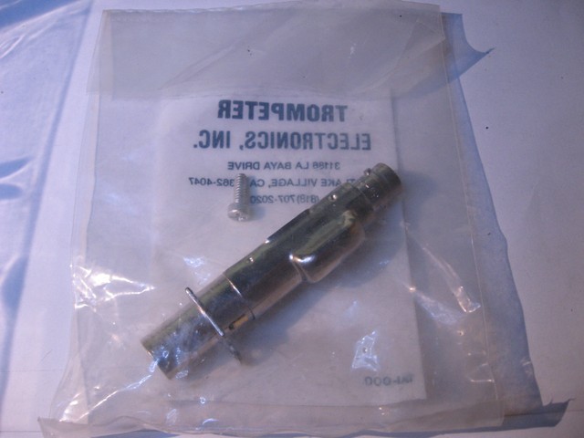 J13W-75 Trompeter BNC 75 Ohm Self-Terminating Single Patch Jack - NOS ...