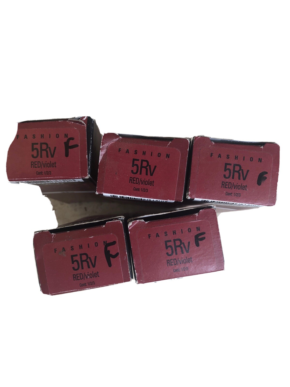 Redken Professional Colour Colorfusion 5Rv Red/violet X 5 Tubes | eBay ...