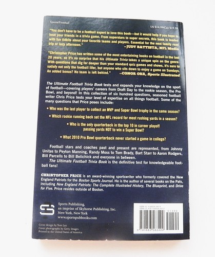 The Ultimate Football Trivia Book : 600 Questions for the Super-Fan by ...