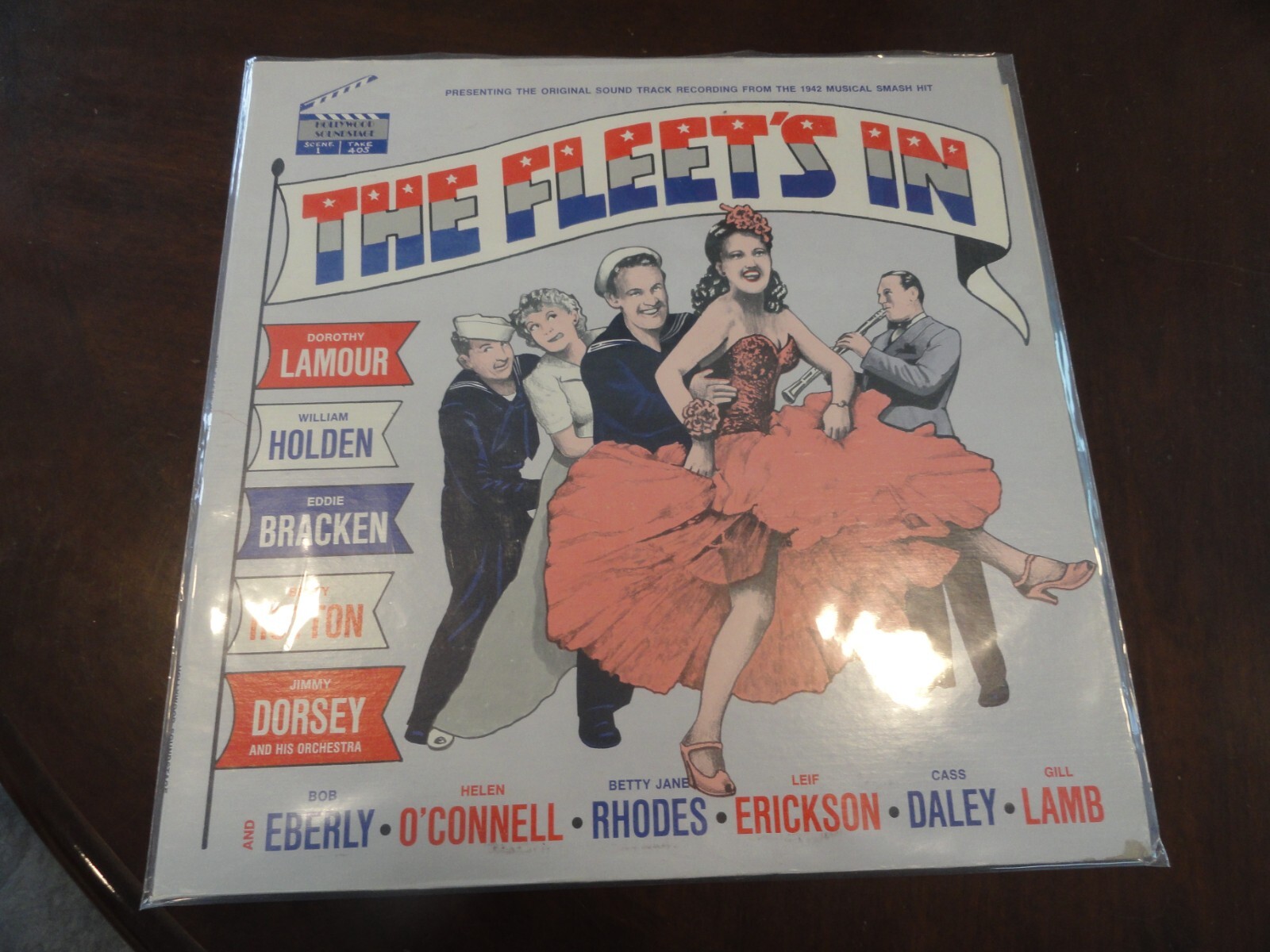 VINYL RECORD LP THE FLEET'S IN SOUNDTRACK HOLLYWOOD SOUNDSTAGE NO. 405 ...