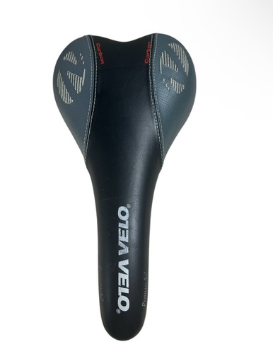 Velo Pronto S2 Carbon Fiber Titanium Saddle Road Bike Seat Gray/Black ...