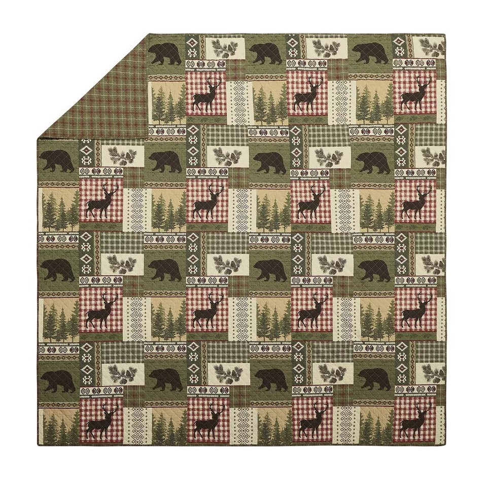 Modern Heirloom 3pc Full/Queen Dorset Quilt Bedding Set | eBay
