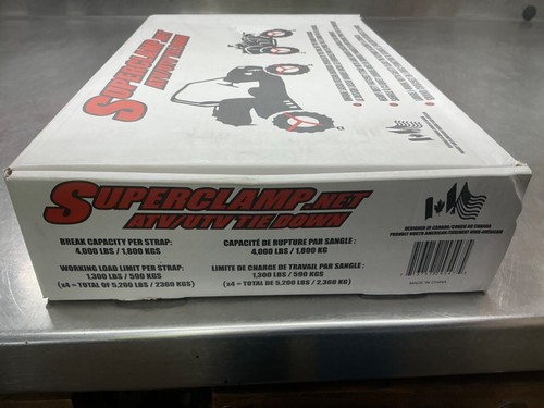 SUPERCLAMP ATV/UTV STRAP KIT 9000 ATV TIE DOWN | eBay