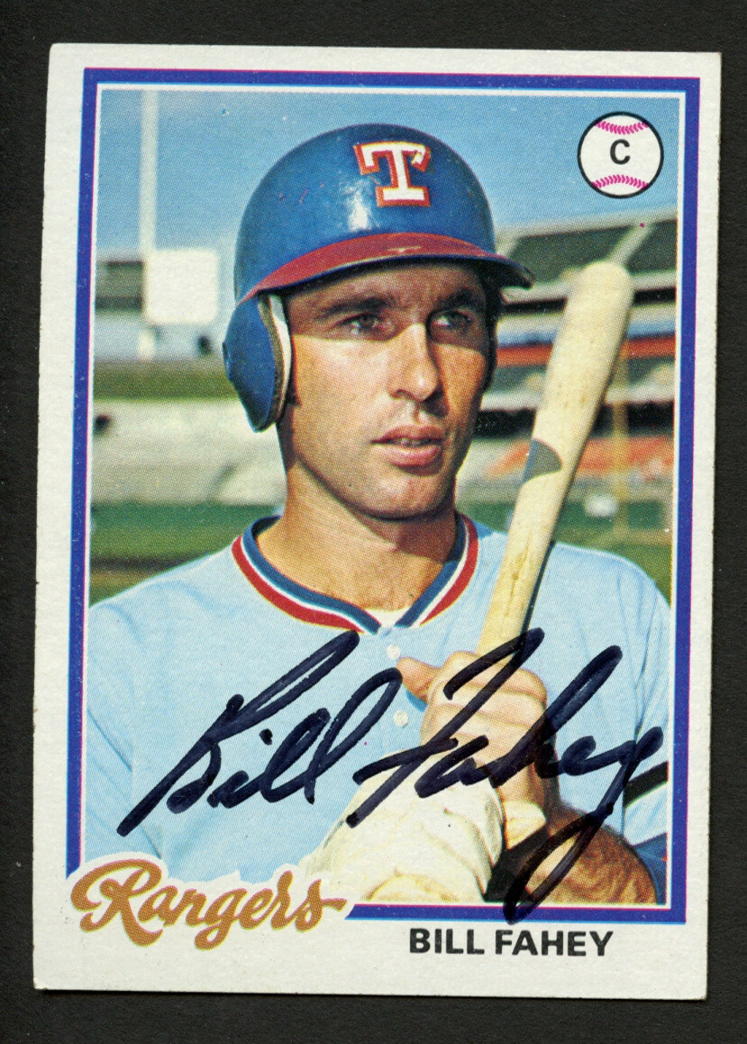 Bill Fahey #388 signed autograph auto 1978 Topps Baseball Trading Card ...