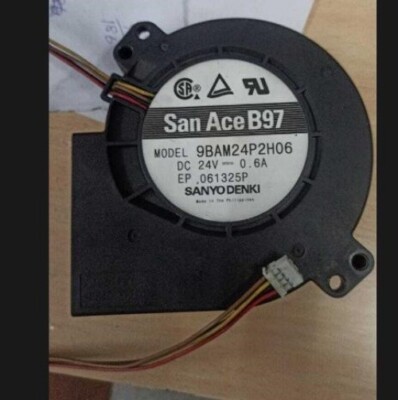 1 pcs SANYO DENKI San Ace B97 Model 9BAM24P2H06 DC 24V 0.6A cooling Fan ...