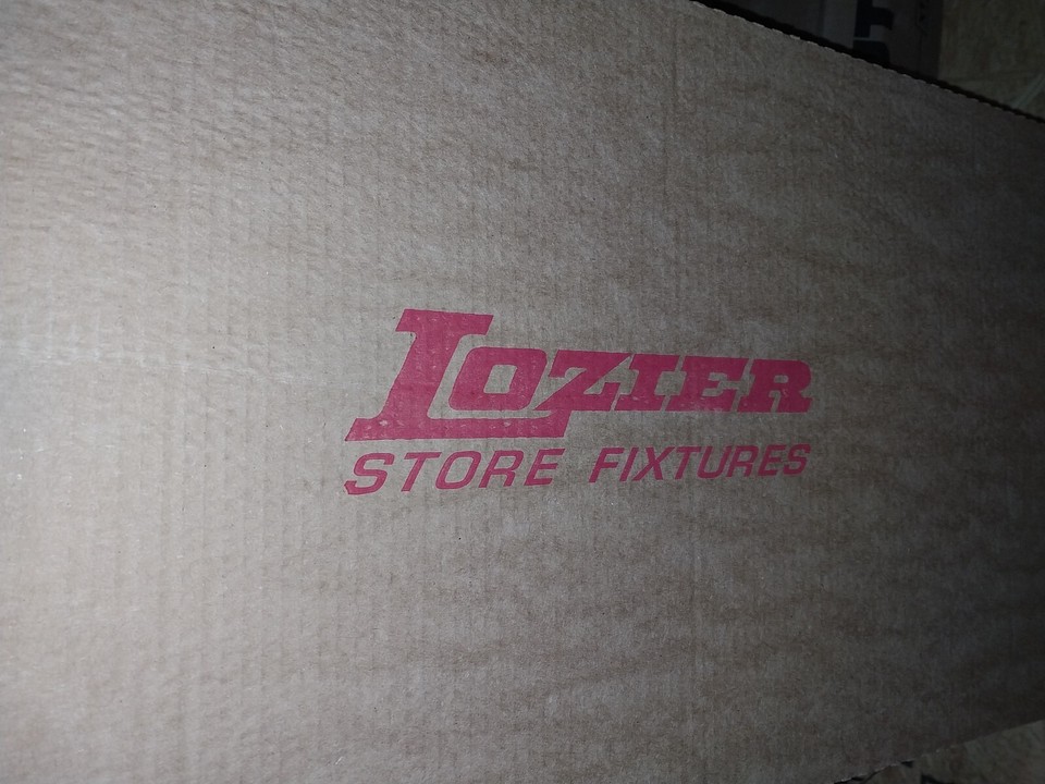 4 Pack Lozier Gondola Shelving Steel Retail Store Shelf New 48" Wide 13 ...