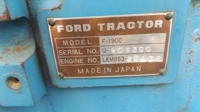 Ford 1900 Fender Mount | eBay