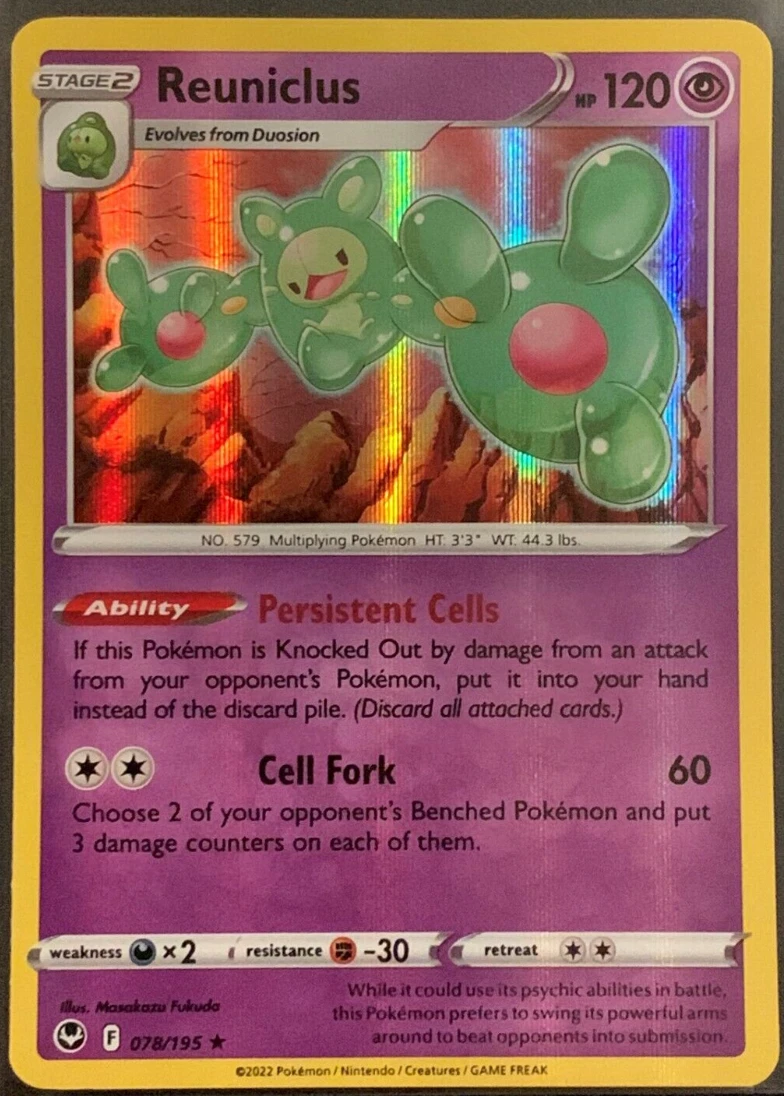 Pokemon Reuniclus Card