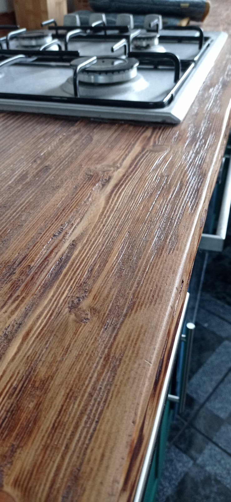 Bespoke rustic kitchen worktops soild pine wood 40mm thk | eBay