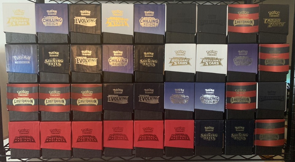 Pokemon TCG Empty Assorted ETB Elite Trainer Box. No Accessories Or ...