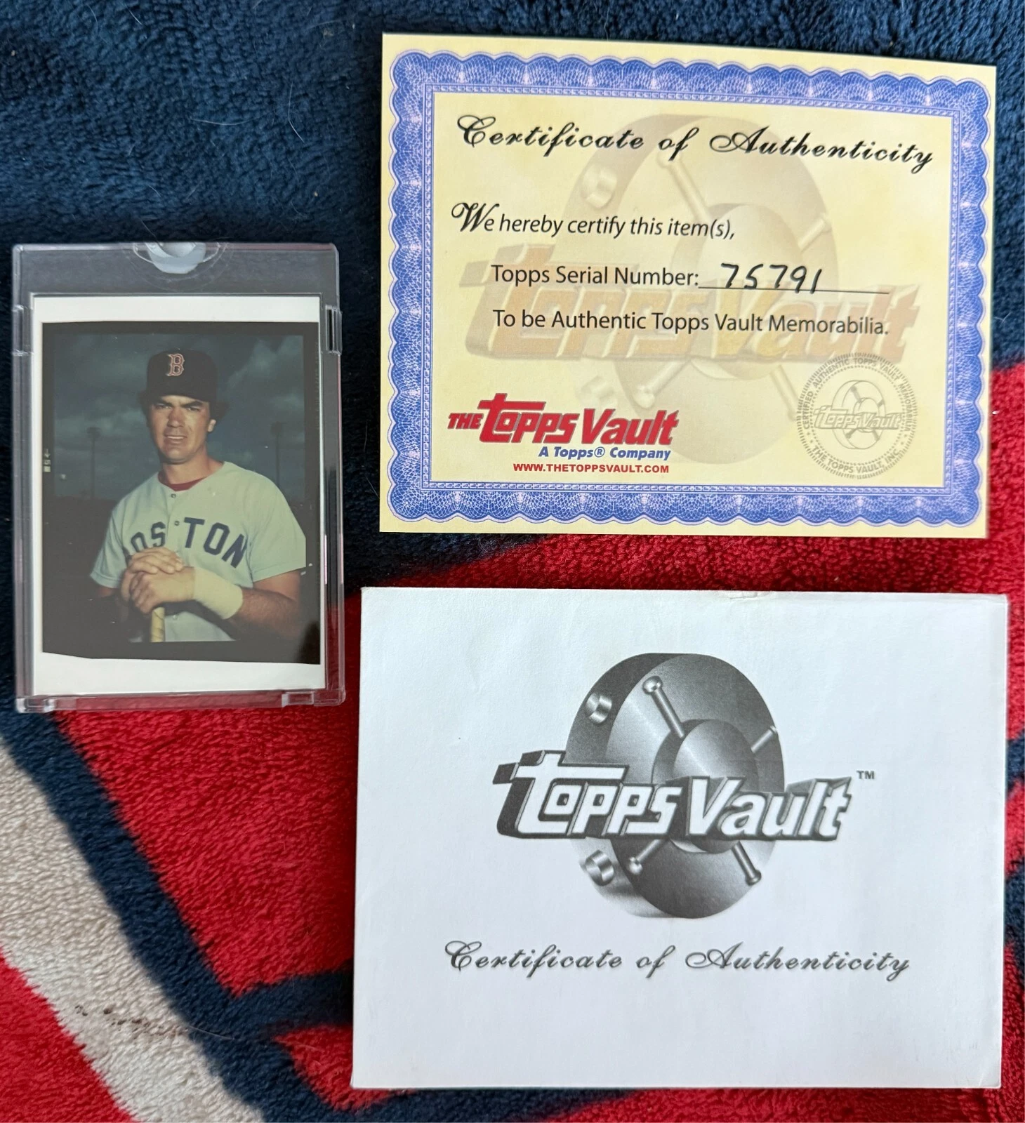 Dwight Evans 1980 Topps Vault Baseball Original Color Negative w/ COA 1 ...