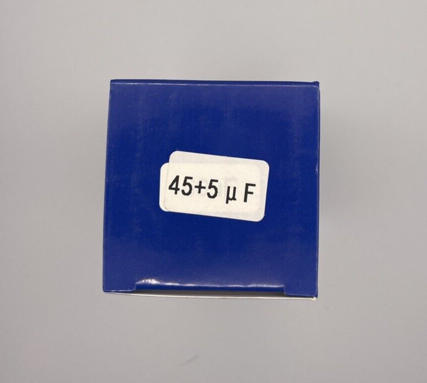 45/5 MFD 240V/660V Dual Run Round Start AC Compressor Capacitor Cool ...