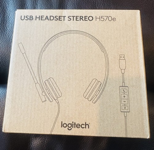 LOGITECH USB HEADSET H570e Stereo Wired NEW IN BOX | eBay