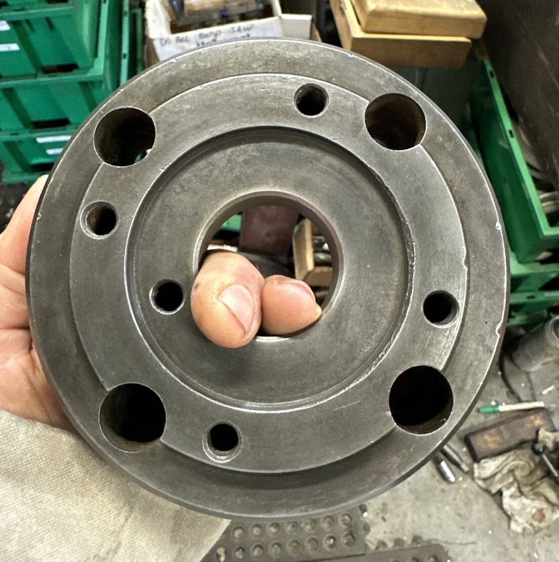 A1 A2 B1 B2 - 5 Metal Lathe Chuck Backing Plate CNC Machinist Tool ...